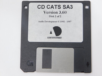 CD CATS SA3 Verion 3.60 Disk 2 of 2 3-1/4" Disk | eBay