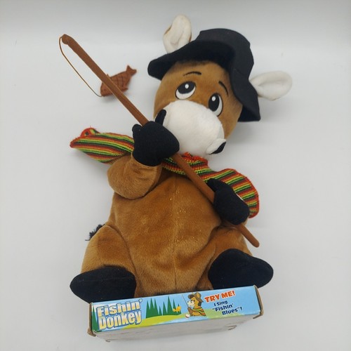 2008 Fishin’ Donkey Motorized Plush Motion And Sound Sings Fishing ...