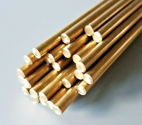 4mm Brass rod Bar Round Stock Metal 50 100 150 200 300 or 600mm Long ...