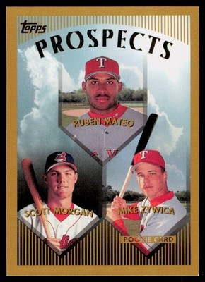1999 Topps Prospects #430 Ruben Mateo, Scott Morgan, Mike Zywica (RC ...