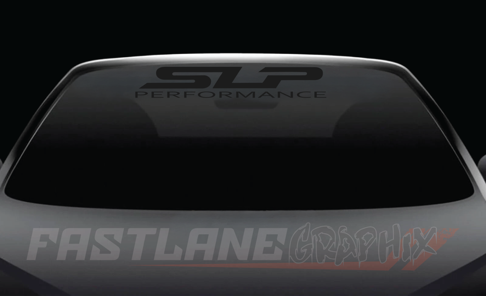 SLP Performance | Windshield Banner | Window Decal | Camaro Corvette ...