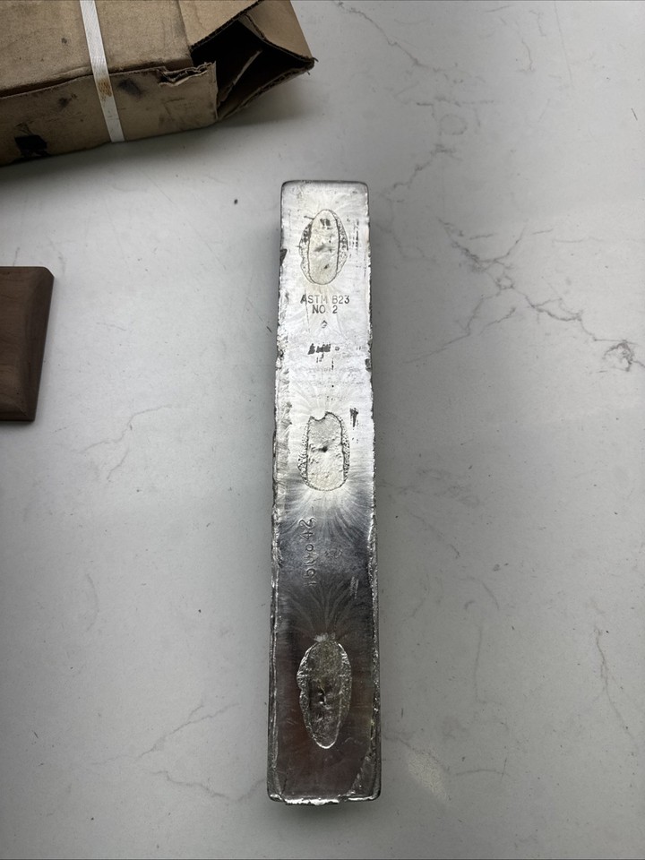 Nickel Babbit NO.2 Lead Free 6LB INGOT ASTM B23 | eBay