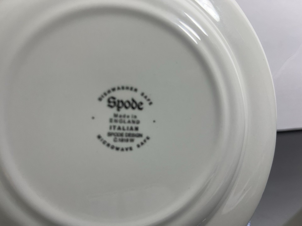 Set of 6 Blue Spode Italian 6" Breads Plates Mint Condition | eBay