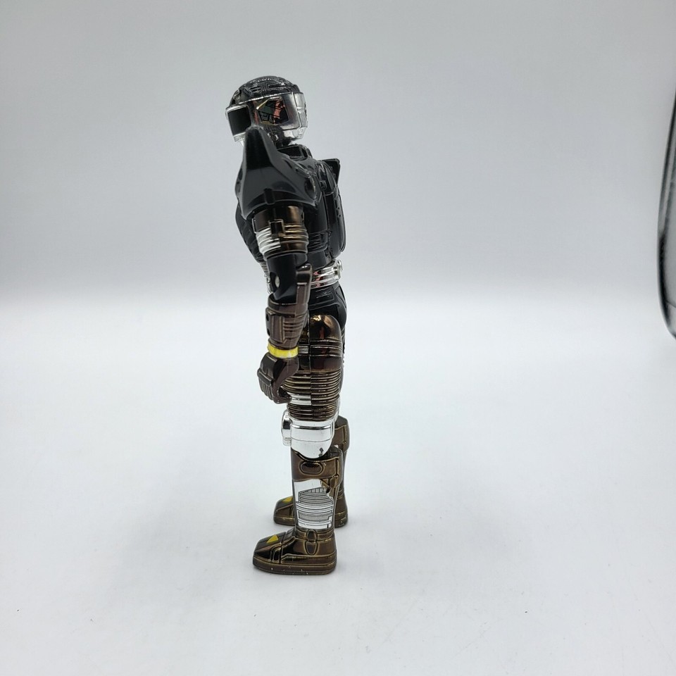 Vintage 1998 Beetleborg Metallic Black Shadow Borg Bandai Action Figure ...