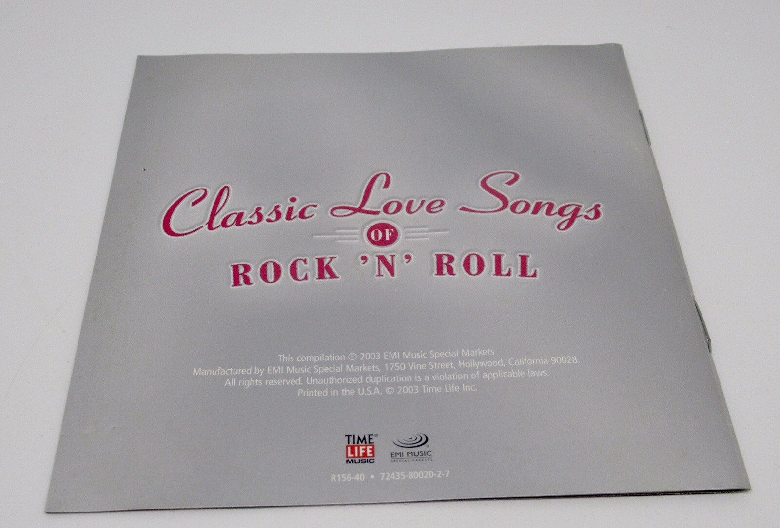 Classic Songs of Rock 'N" Roll Volume 3 Double Compact Disc NO CASE ...
