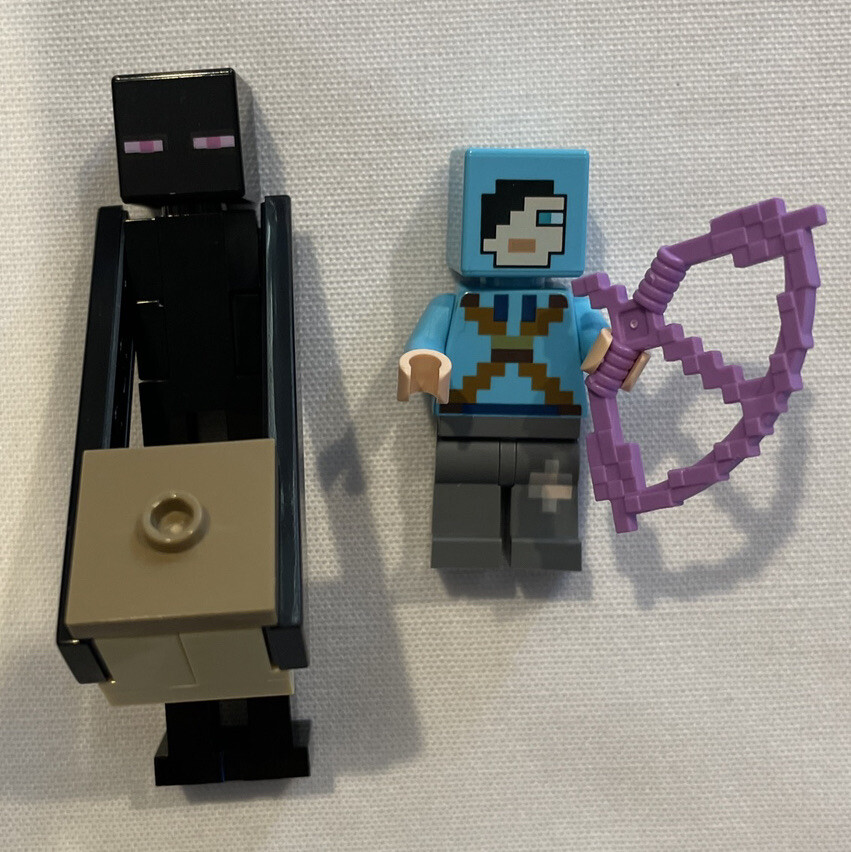 Lego Minecraft Enderman & Dragon Slayer mini figure | eBay