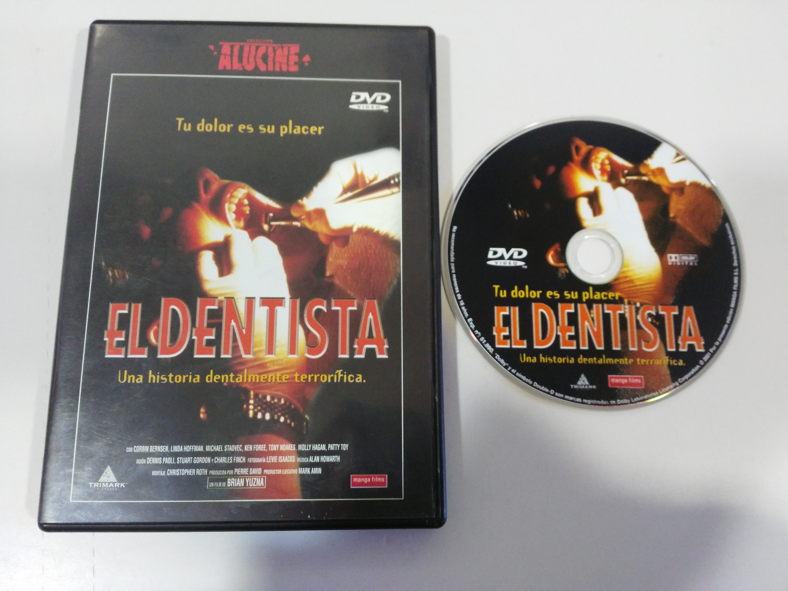 EL DENTISTA THE DENTIST BRIAN YUZNA DVD + EXTRAS TERROR HORROR ESPAÑOL ...