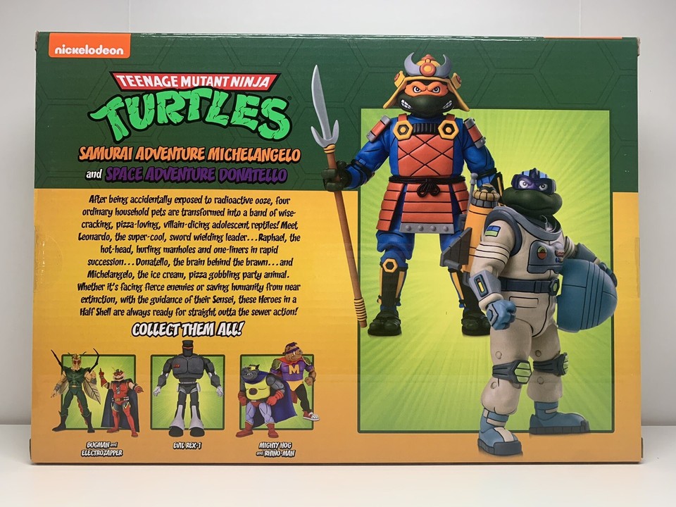 NECA TMNT Samurai Adventure Michelangelo & Space Donatello 2-pack 2024 ...