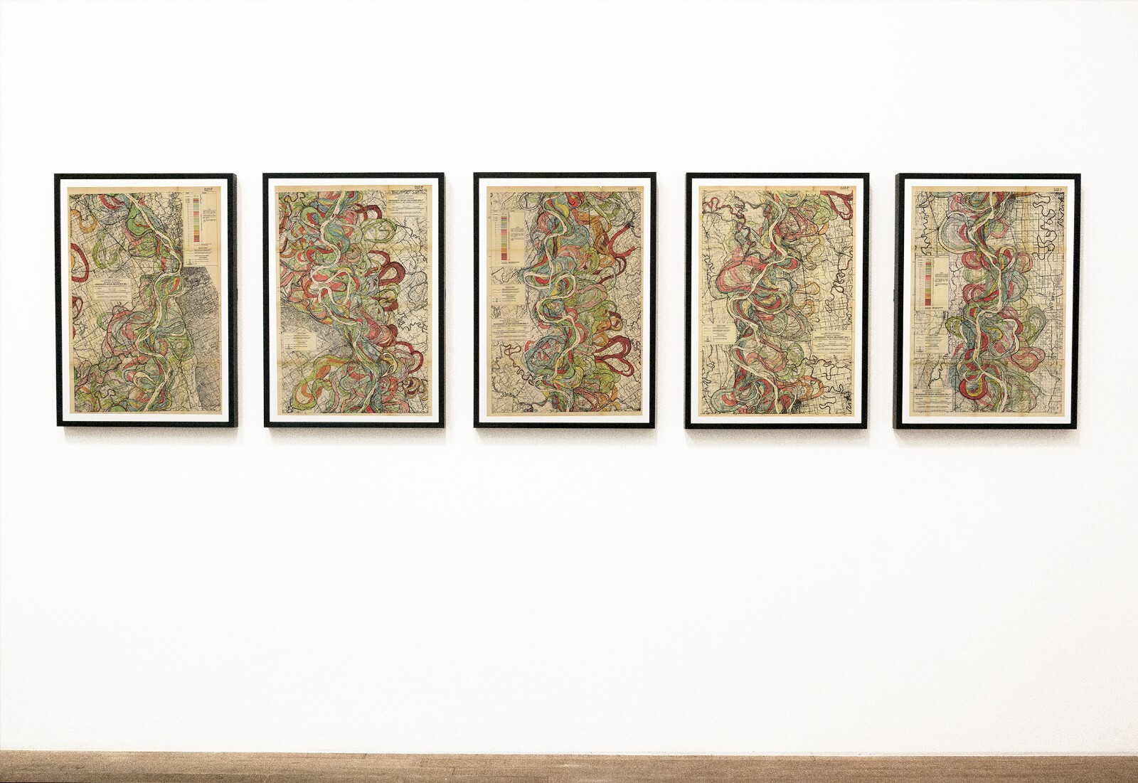 Sheet 11 - 1944 Map Mississippi River Meander Belt Missisippi Poster ...