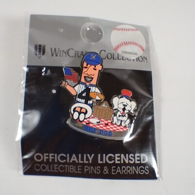 Hot Dog Racing Sausages Hank Milwaukee Brewers Pin Hat Lapel Pin MLB ...