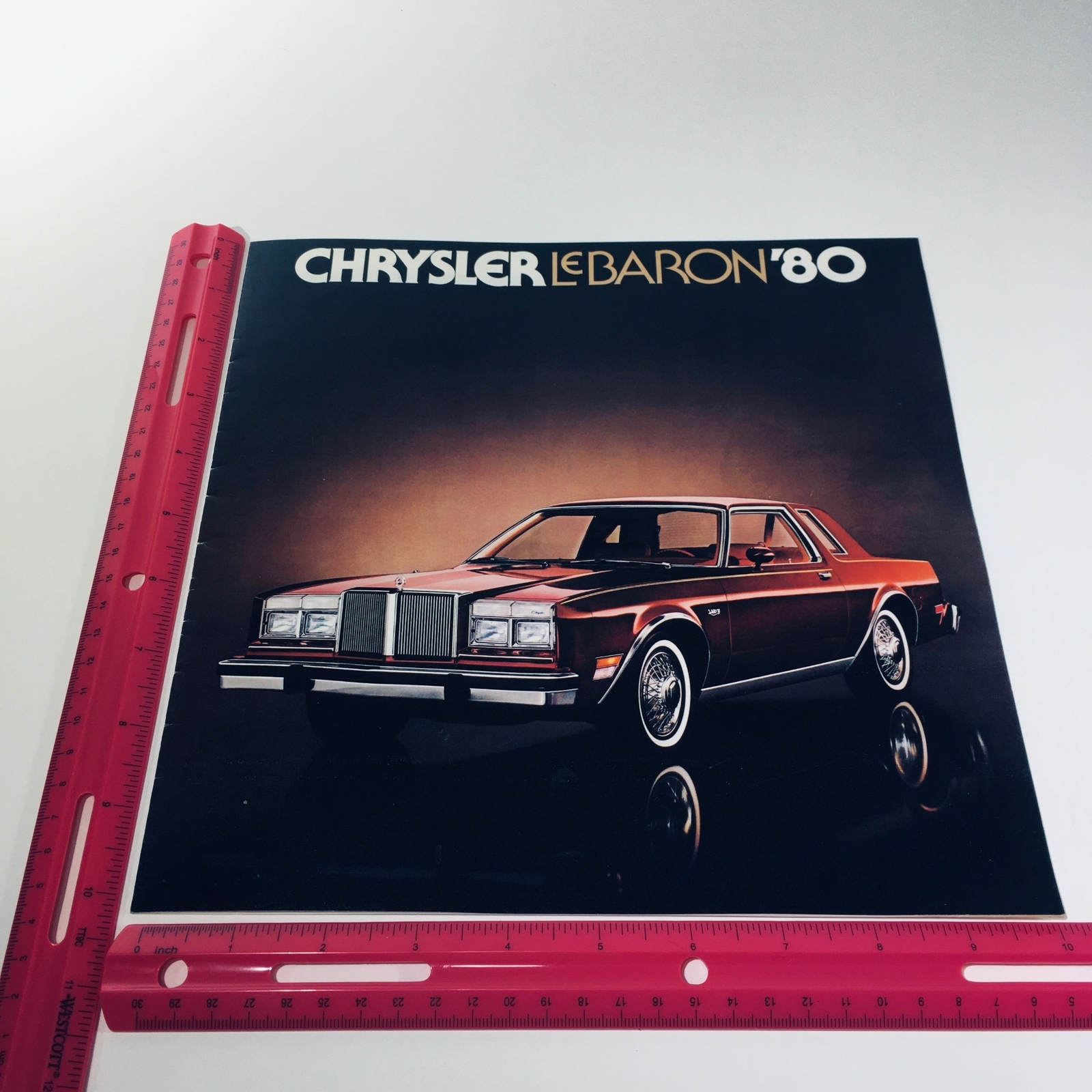 1980 Chrysler LeBaron Four-Door Medallion MOPAR Parts Car Sale Brochure ...