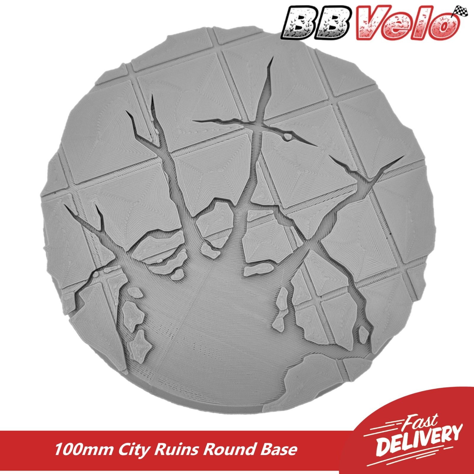 100mm Round City Bases For Miniature Models Wargaming Games Compatible ...