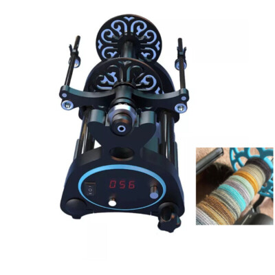 Home Mini Digital Display Electric Spinning Wheel W/ Pedal Portable ...