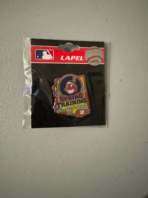 CLEVELAND INDIANS Spring Training Lapel Pin 2016 Goodyear Arizona Chief ...