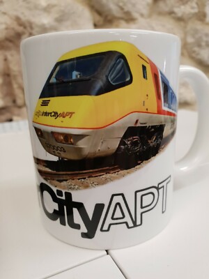Inter-city APT British Rail railway Cup Mug HST Advanced Passenger ...