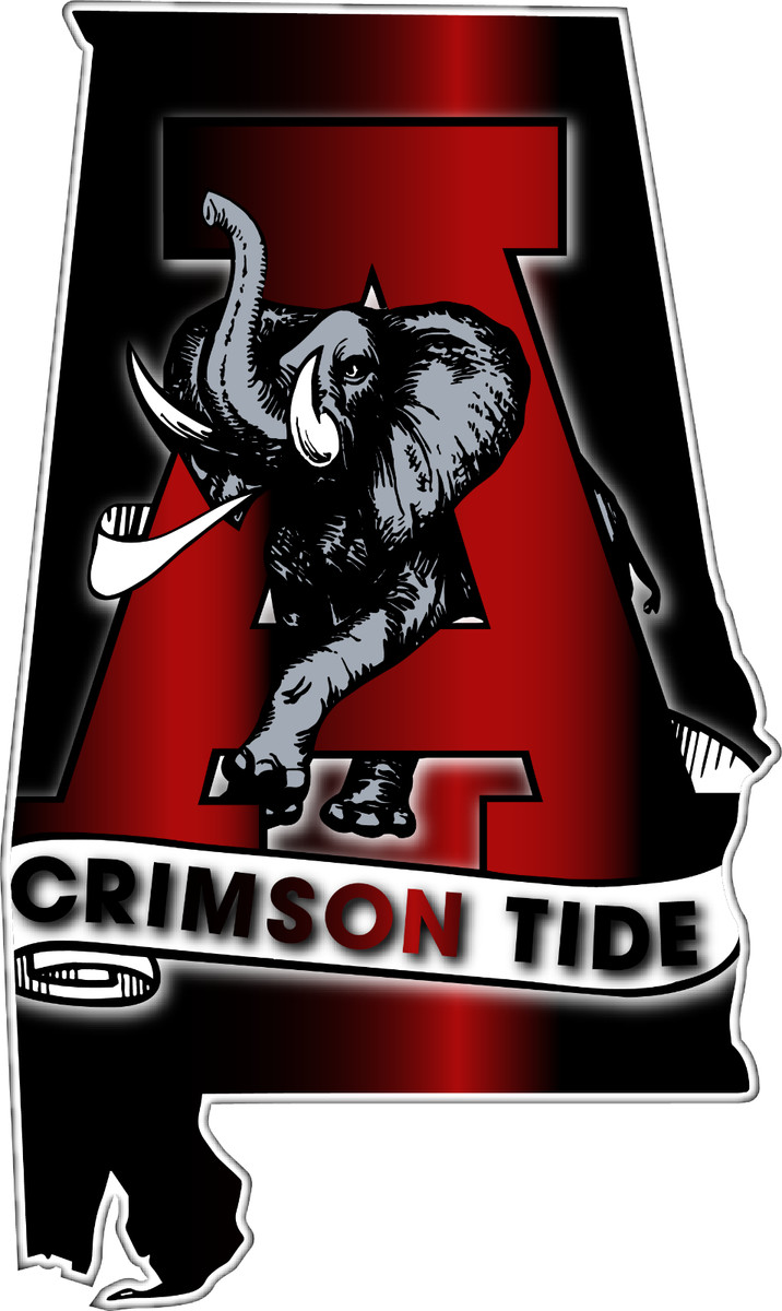 Alabama Crimson Tide Stickers