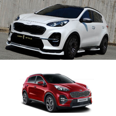 Front, Side, Rear body kits Polyurethane UNPAINT For Kia Sportage 2019 ...