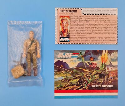 VINTAGE 1983 GI JOE DUKE MAIL AWAY 1ST ISSUE NO HOLES BROWN HAIR (MISB ...