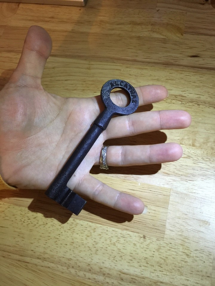 Alcatraz Prison Key Collector Man Cave Cast Iron Jail Penitentiary ...