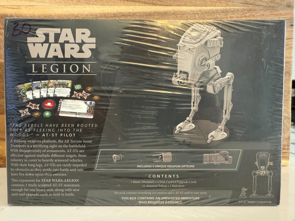 Star Wars Legion: AT-St Walker Expansion NEW SEALED IN BOX Fantasy ...