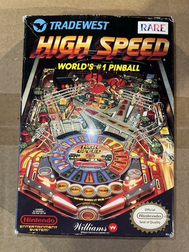 High Speed World's #1 Pinball (Nintendo Entertainment System, 1991) NES ...