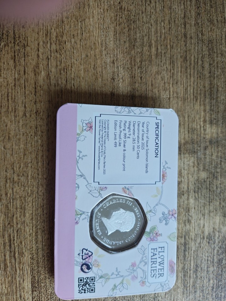 Flower Faries Anniversary Coin Gift Sealed 50p Coin Rare | eBay UK