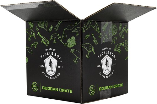 Catch Co Mystery Tackle Box Googan Squad Crate Bass Fishing Kit | Black ...