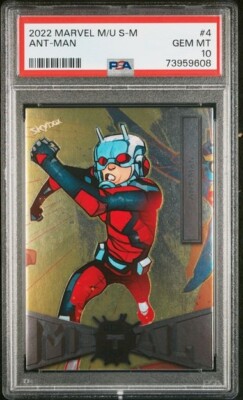 2022 Marvel Metal Universe Spider-Man #104 Ant-Man PSA 10 GEM MINT | eBay