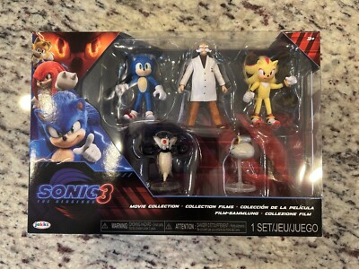Sonic The Hedgehog Movie 3 Jakks 2.5” Figure Set Super Shadow, Gerald ...