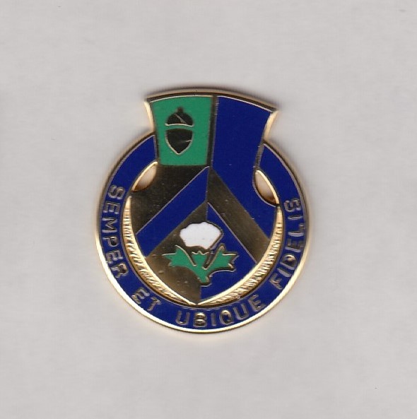 US ARMY 346th INFANTRY REGIMENT crest DUI badge c/b clutchback G-23 | eBay