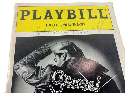 1994 Grease Playbill Signed by Rosie O' Donnell Eugene O'Neill Theatre ...