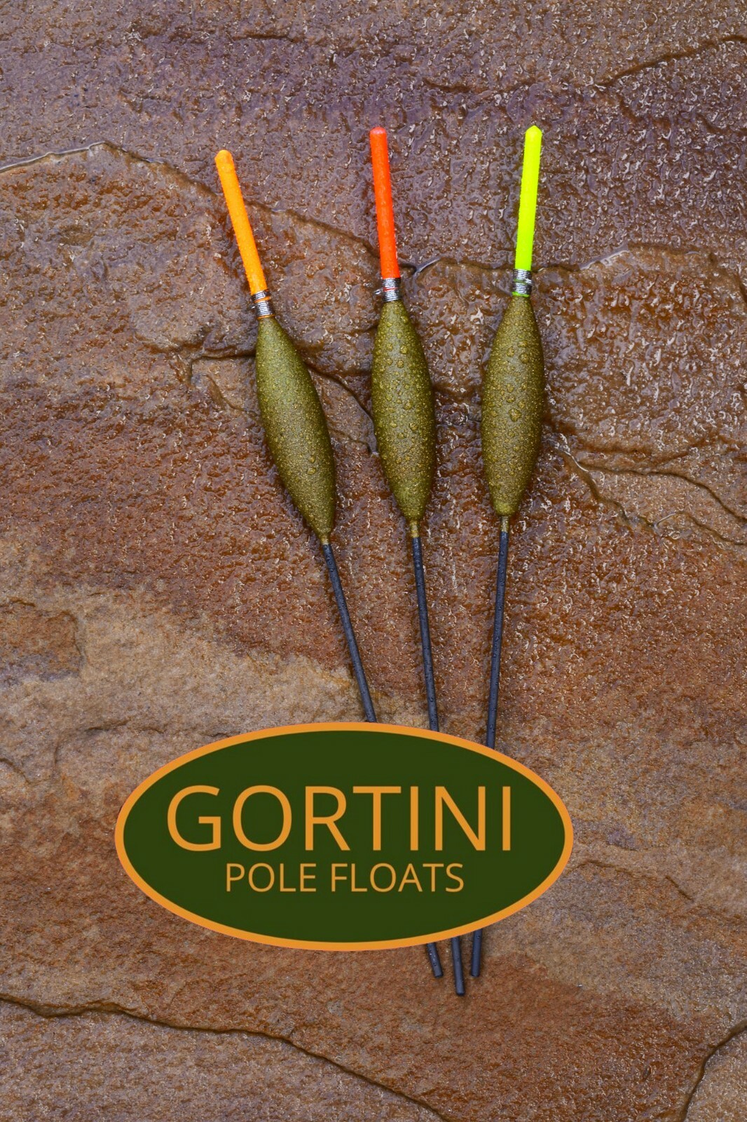 3 no. Hand made GORTINI 4x14 Short Margin pole fishing floats handmade ...