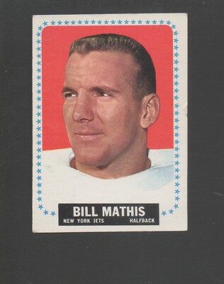 1964 Topps Football Card #120 Bill Mathis-New York Jets Ex Card | eBay