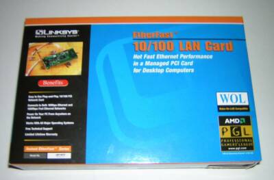 Linksys 10/100 Fast Ethernet LAN PCI Card LNE100TX New in Box | eBay