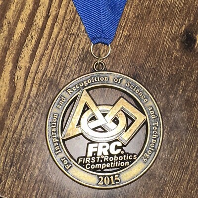 FIRST Robotics Competition (FRC) 2015 Medal Metal W/ Ribbon | eBay