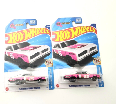 Hot Wheels '74 Brazilian Dodge Charger Pink #76 - 2025 HW Celebration ...