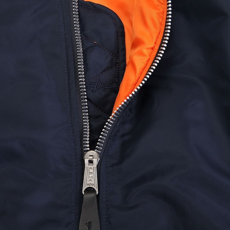Alpha Industries MA-1 Pilot Flight Jacket Reversible Bomber Size Mens ...