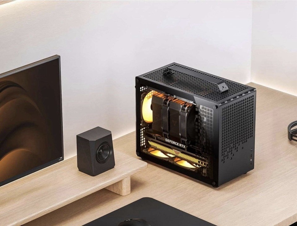Black Micro-Atx Mini Tower PC Case,With Detachable Carrying Handle ...
