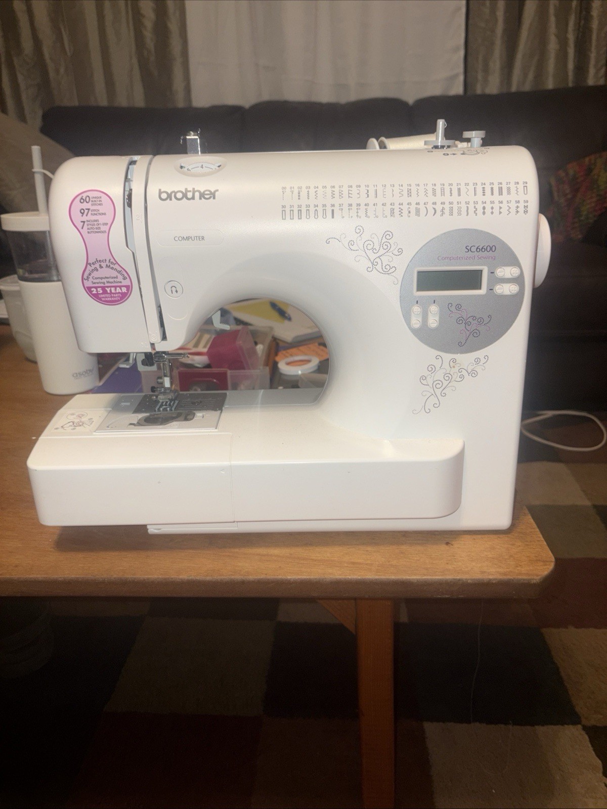 Brother SC6600 Computerized Sewing Machine with LCD Screen | eBay
