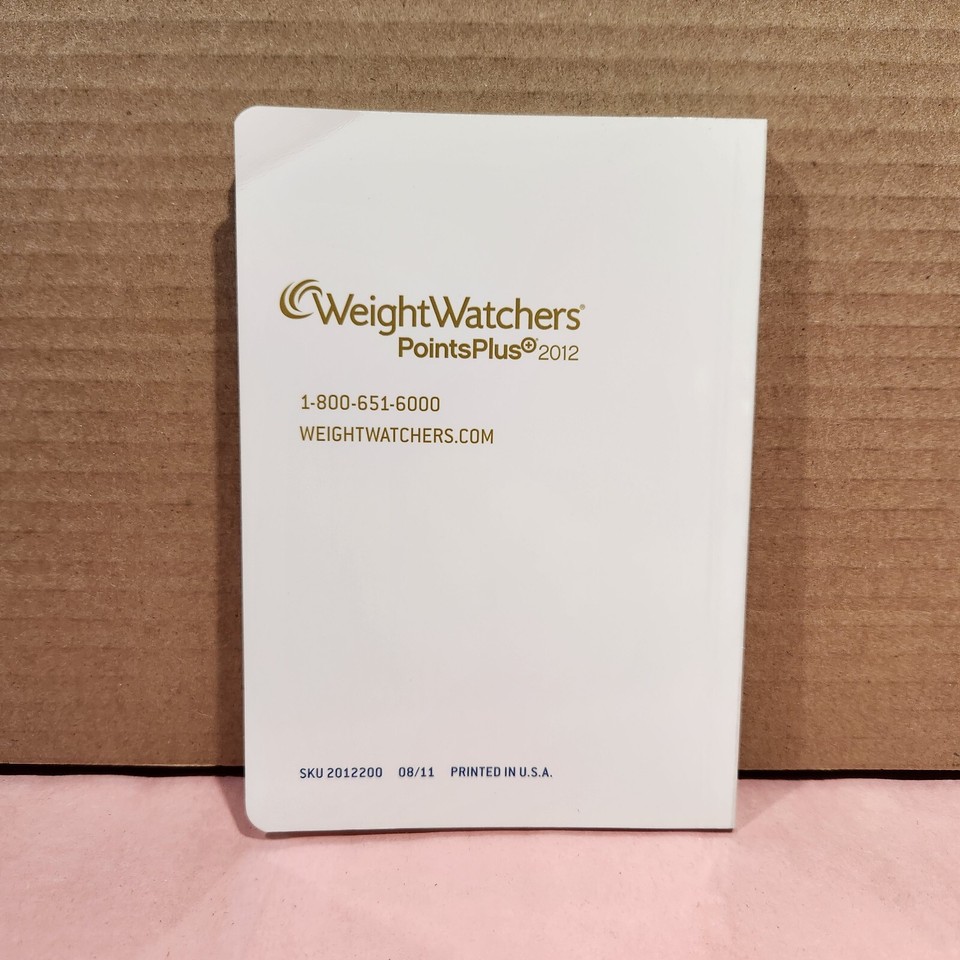 Weight Watchers/WW 2012 PointsPlus Pocket Guide A-Z Food List Values ...