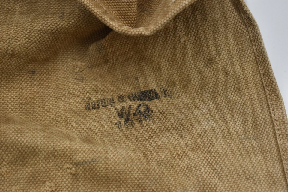 WWI British Army 1908 Pattern 1916 Dated Webbing Large Pack Haversack ...