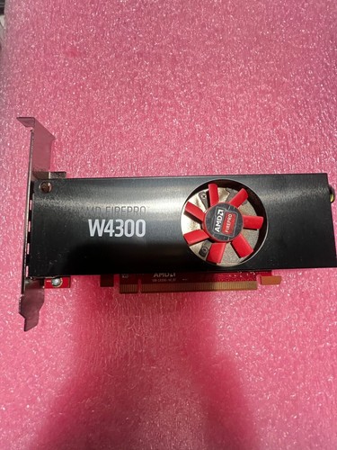 ATI AMD FIREPRO W4300 4GB DDR5 4xMINI DP FH Desktop PC GRAPHICS VIDEO ...