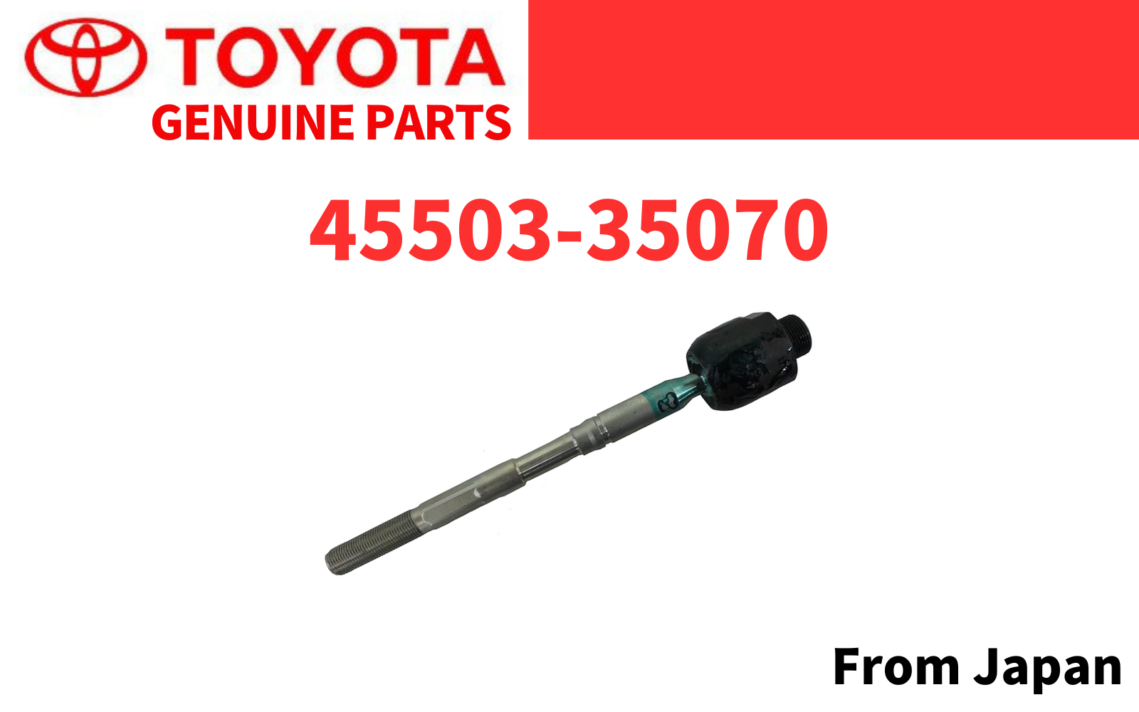 Genuine OEM Steering Tie Rod End for Toyota 4550335070 for sale online ...