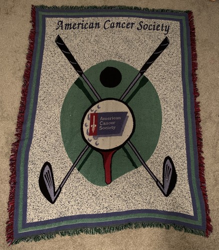 American Cancer Society Golf Custom Design Large Throw | eBay