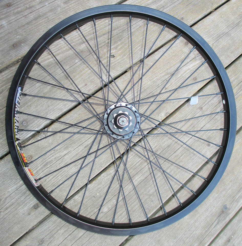 Wheel Set 20" BMX Park 3/8 Front 14mm 9T Rear Double Walled Rims New | eBay