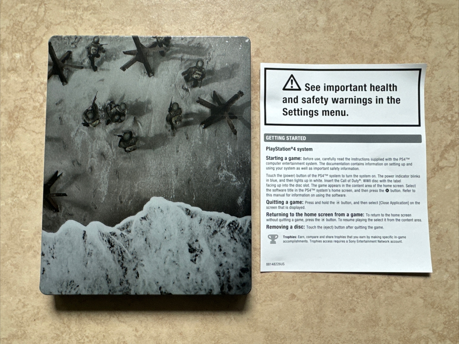 Call of Duty WWII (COD WW2) - Sony Playstation 4 STEELBOOK & Game PS4 ...