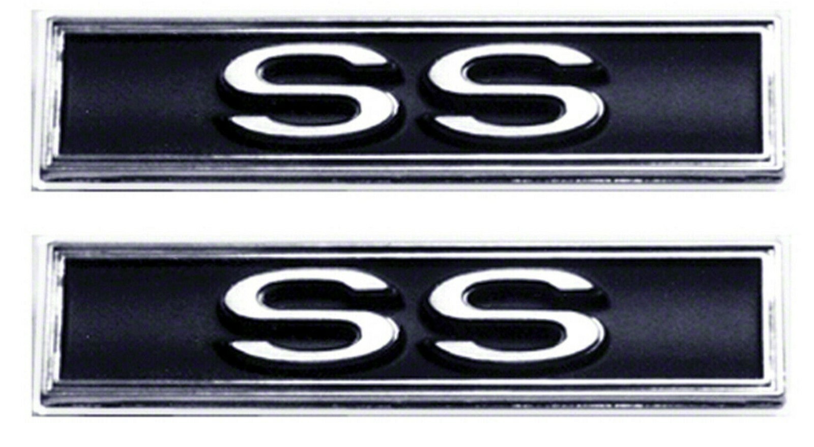1970 1971 1972 Chevelle 396 454 SS Door Panel Emblems With Clips ...