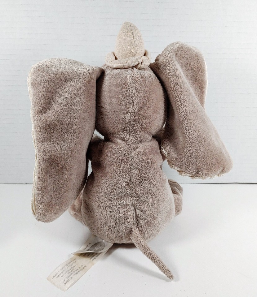 Disney Dumbo Plush 10 Inch Stuffed Animal Embroidered Eyes Textured ...