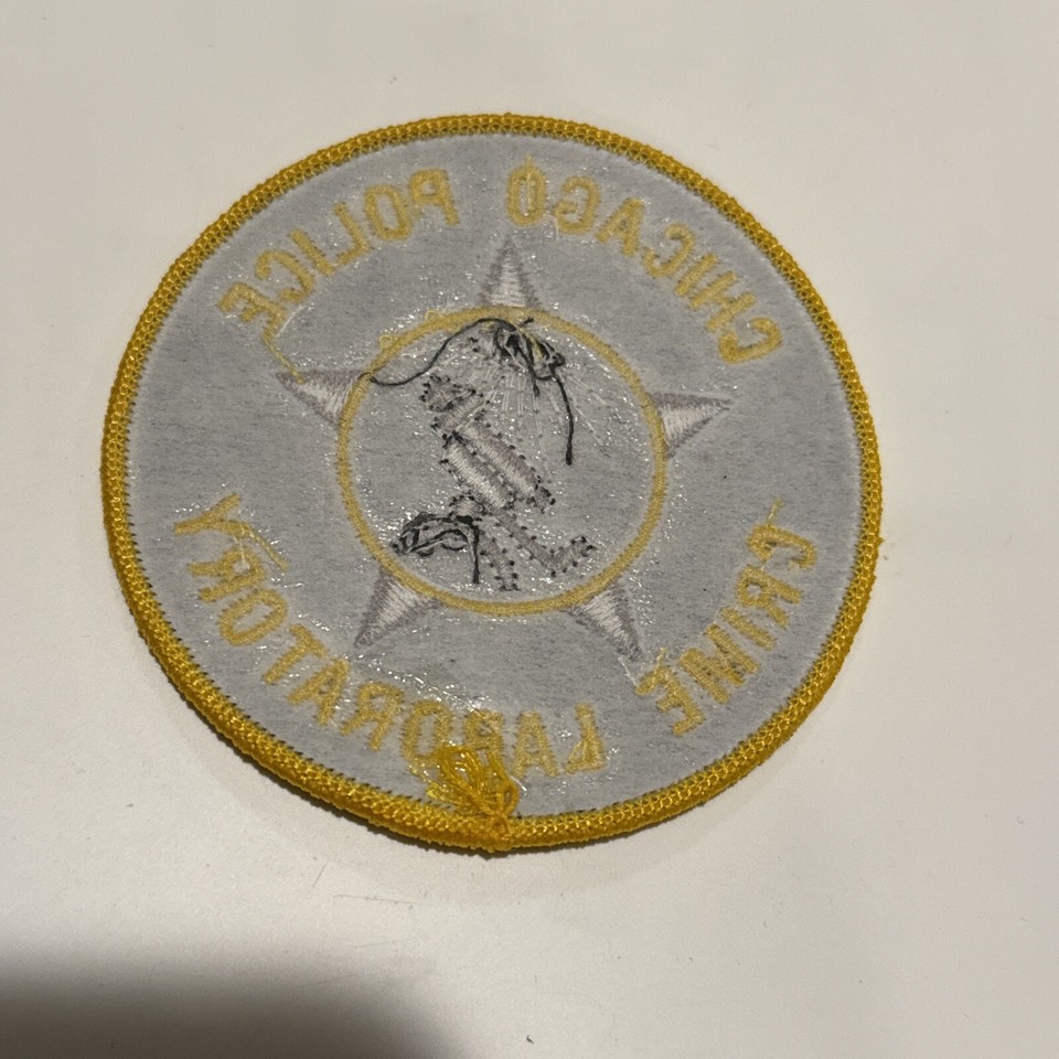 Chicago Police Crime Laboratory Law Enforcement Patch | eBay
