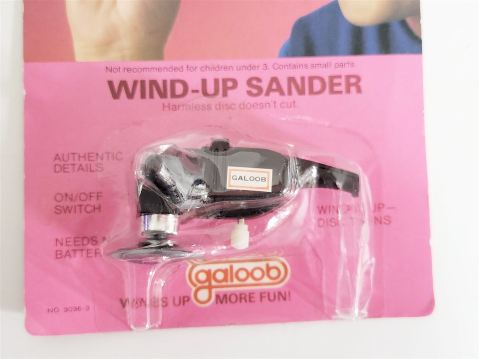 Galoob Oh Boy it Works! Wind-Up Sander Toys 1981 Sealed | eBay